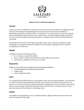 Fillable Online Lalezary Law Firm - Attorney at LawHire a Lawyer Fax ...