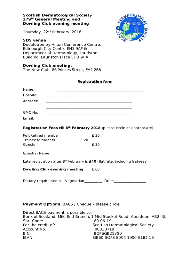 Scottish Dermatological Society: Welcome to the SDS Doc Template ...
