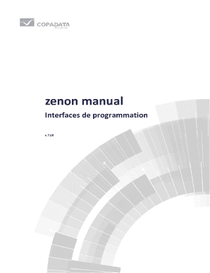 Remplissable En Ligne zenon manual - Interfaces de programmation Fax ...