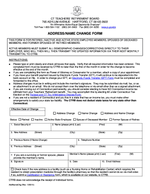 Fillable Online ct THIS FORM IS FOR RETIRED, INACTIVE AND ACTIVE STATE ...
