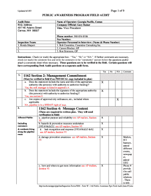 Fillable Online utc wa Inspection Document: Form W - 1162 Public ...