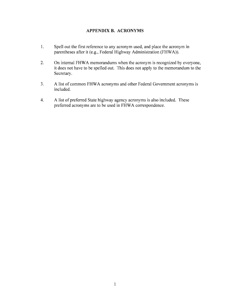 Fillable Online Spell out the first reference to any acronym used, and ...