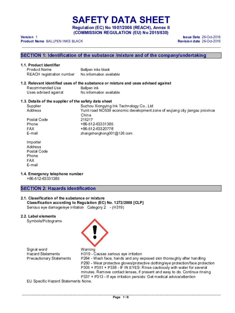 Fillable Online I need a Material Safety Data Sheet (MSDS) for a ...