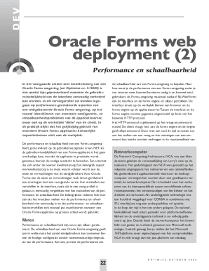 Invulbaar Online Oracle Forms web deployment (2) - BI-Platform Faxnummer Email Afdrukken - pdfFiller