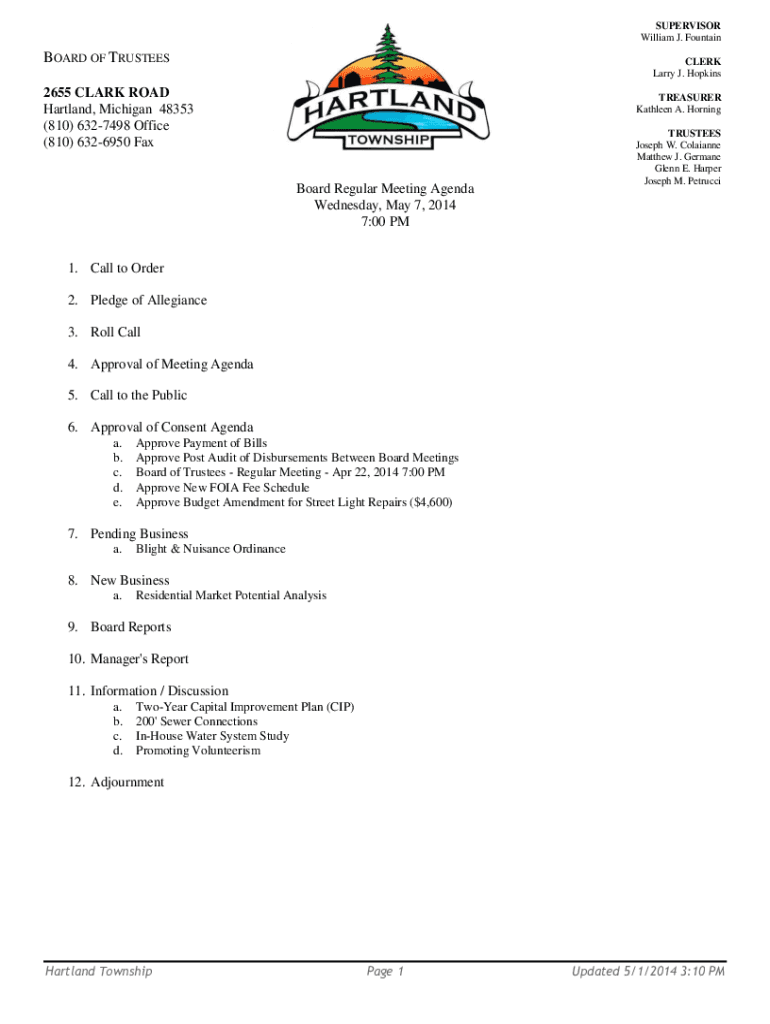 Fillable Online Approve New FOIA Fee Schedule Fax Email Print - pdfFiller