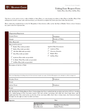 Fillable Online ucenter tamu Food Waiver -Excel Form.xls Fax Email ...
