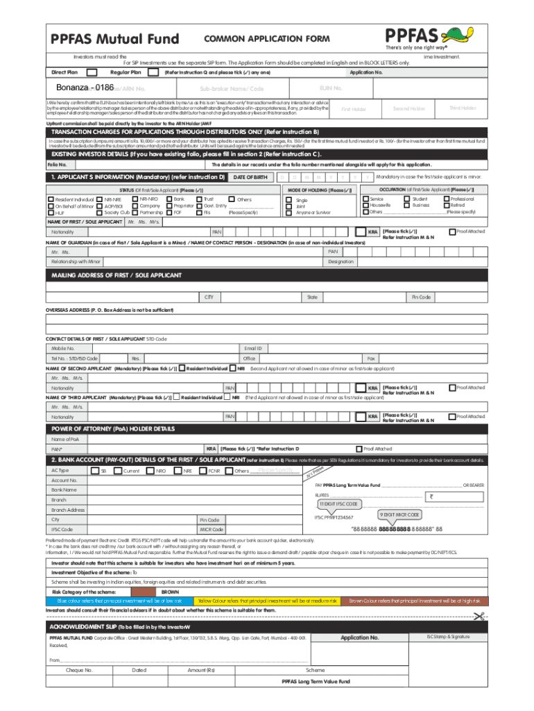 Fillable Online HDFC Common Application and SIP FormPDFCheque Fax Email ...