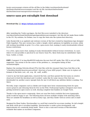 Fillable Online Font rendering issue with Adobe Source Sans Pro ... Fax ...