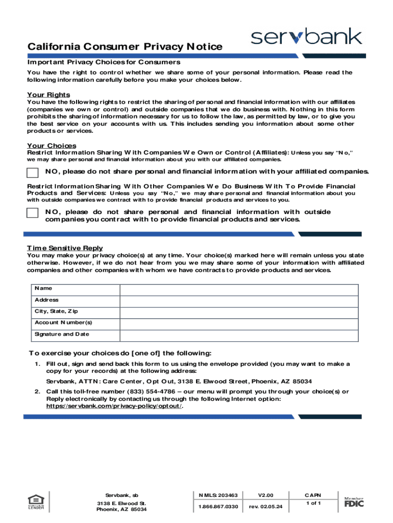 Fillable Online following information carefully before you make your choices below Fax Email ...