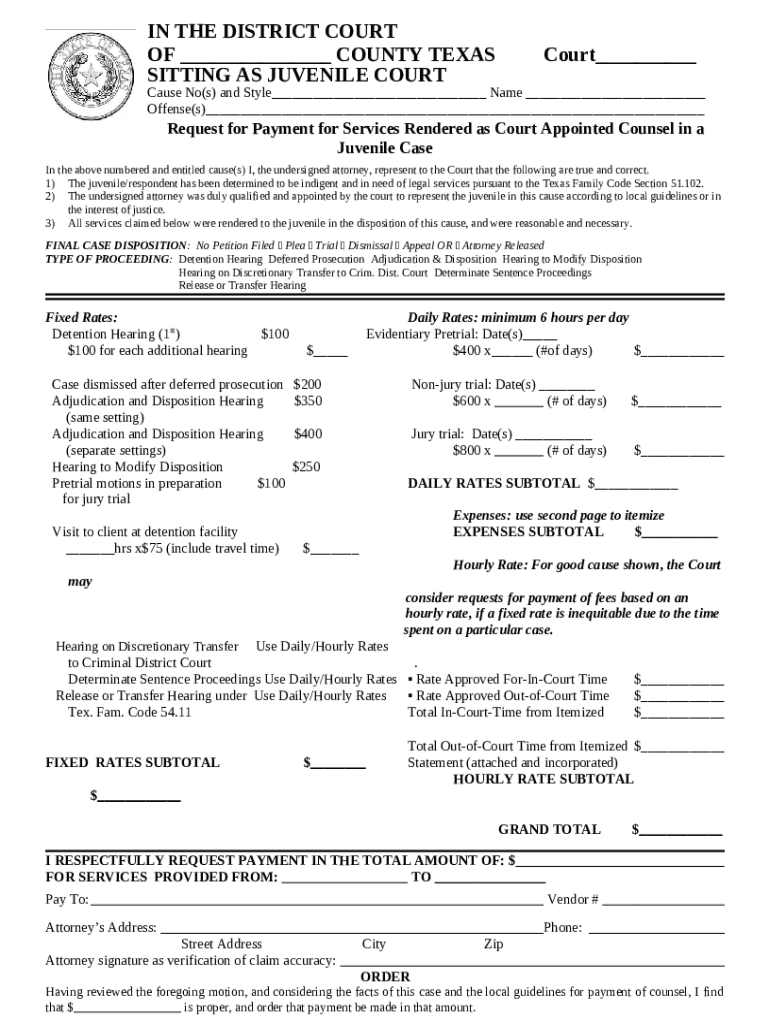 INDiGENt DEFENSE iN thE TExAS JuVENilE JuSticE SYStEm - tidc tamu Doc ...