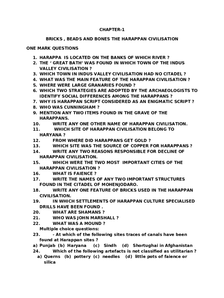 Plus Two History Chapter Wise Questions and Answers ... Doc Template ...