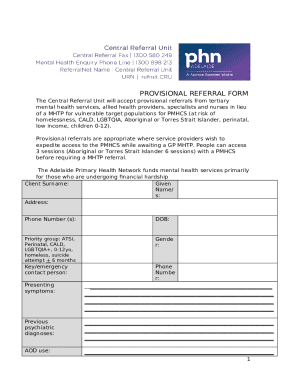 Links to Wellbeing provisional referral Doc Template | pdfFiller