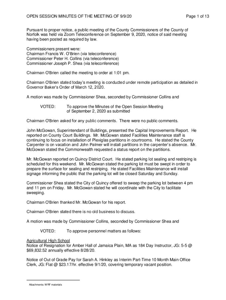 Fillable Online Collins (via teleconference) Fax Email Print - pdfFiller