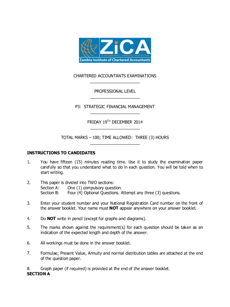 Fillable Online P3-Strategic-Financial-Management-Question-and-Answer ...