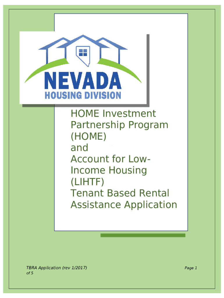 HOME Investment Partnership Program (HOME)andAccount for Low-Income Housing (LIHTF)Tenant Based ...