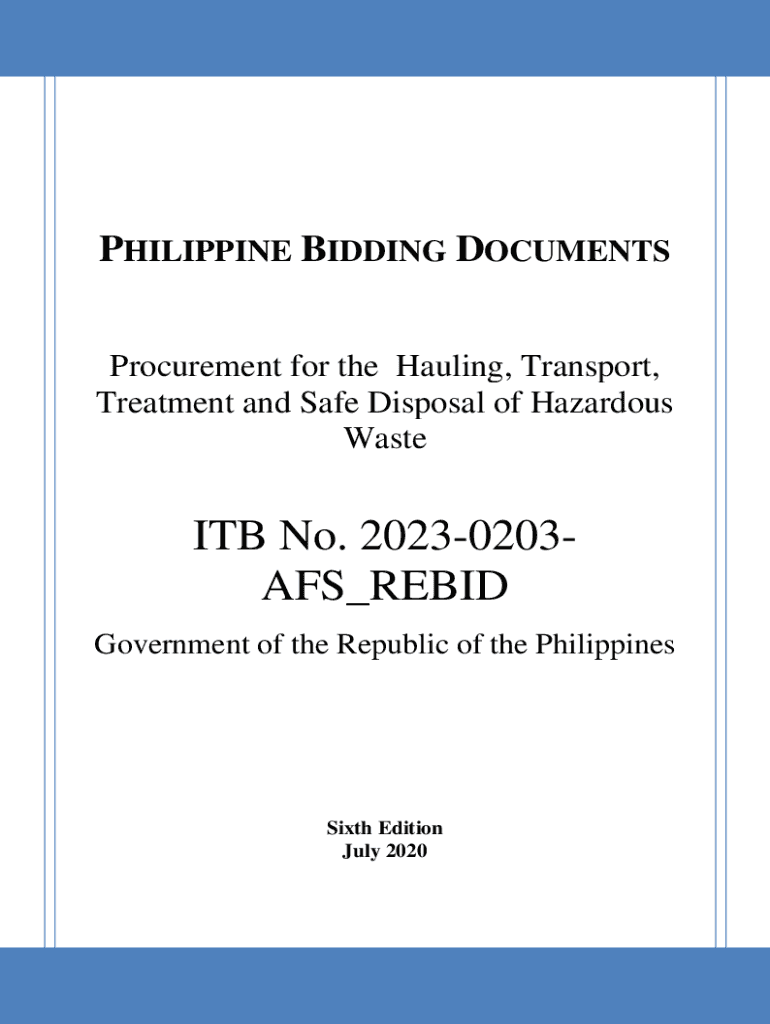 Fillable Online Procurement for the Hauling, Transport, Fax Email Print ...