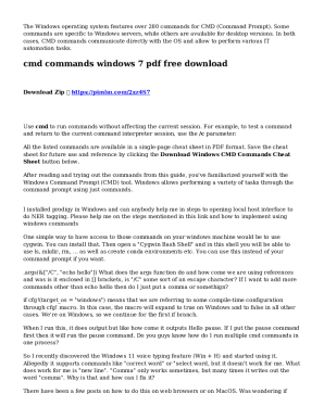 Fillable Online The Complete List of Command Prompt (CMD) Commands Fax ...