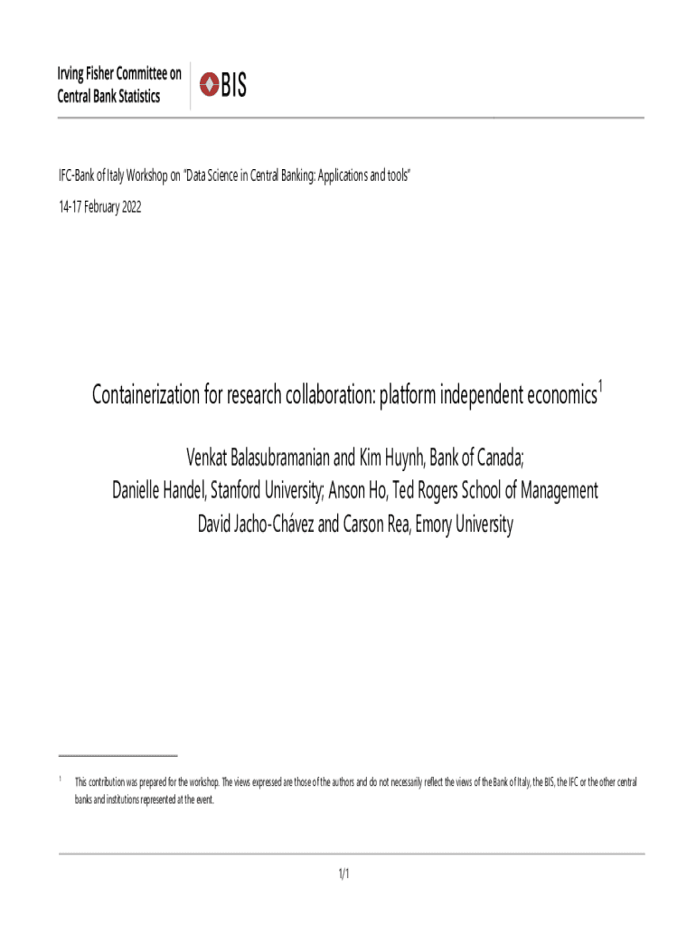 Fillable Online The BIS - Promoting global monetary and financial ...