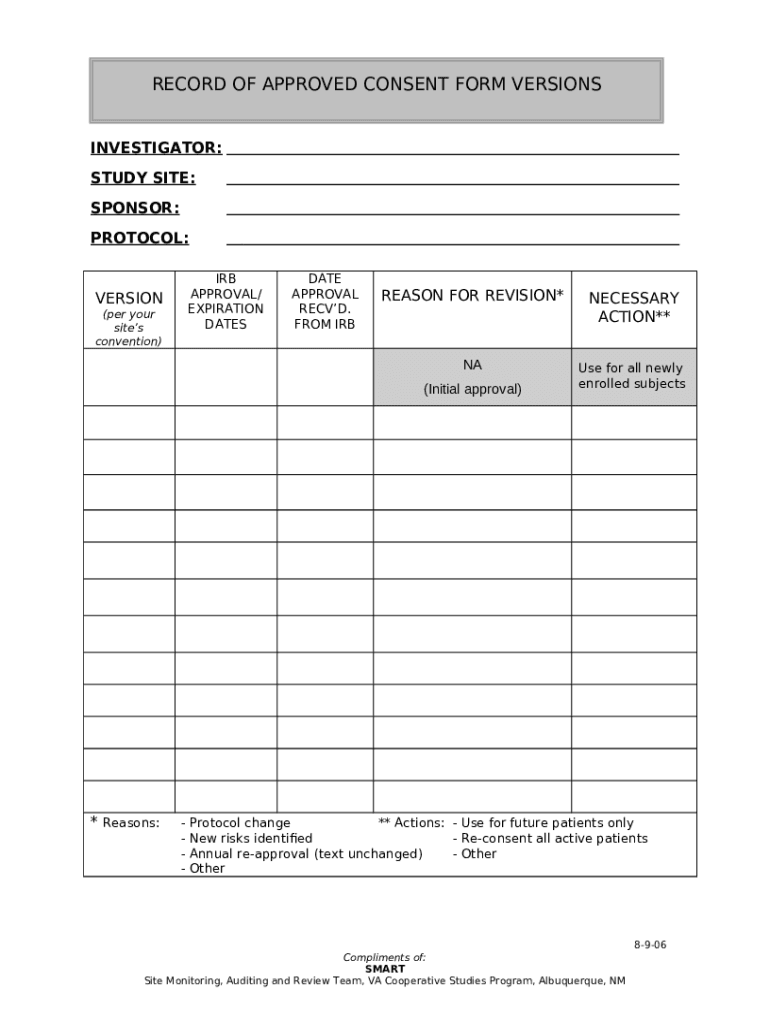 record of approved consent s version. record of approved consent s ...