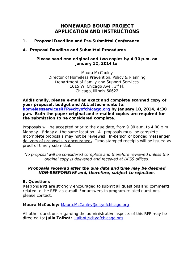 City of Chicago Request for Proposals (RFP) for Youth ... Doc Template ...