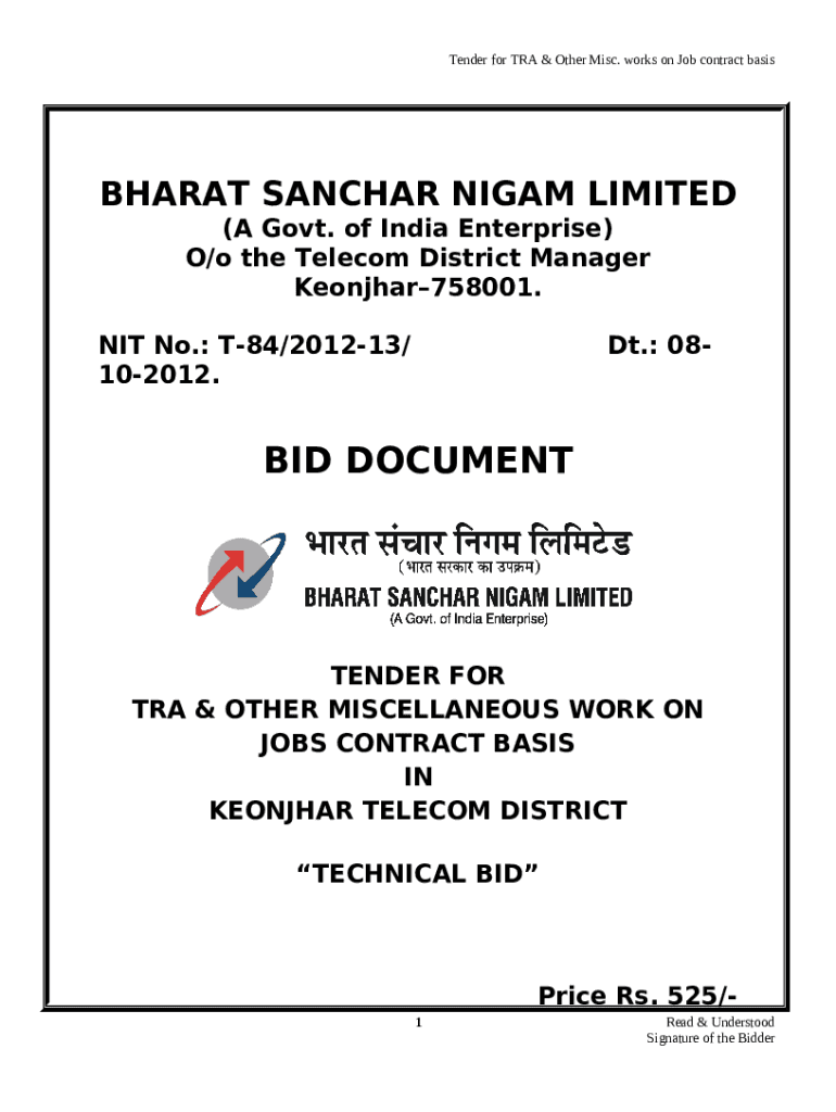 Click For Nit Doc Template | pdfFiller