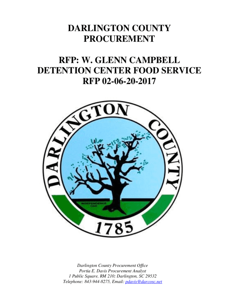 Fillable Online inmate medical services request for proposal (rfp) rfp ...