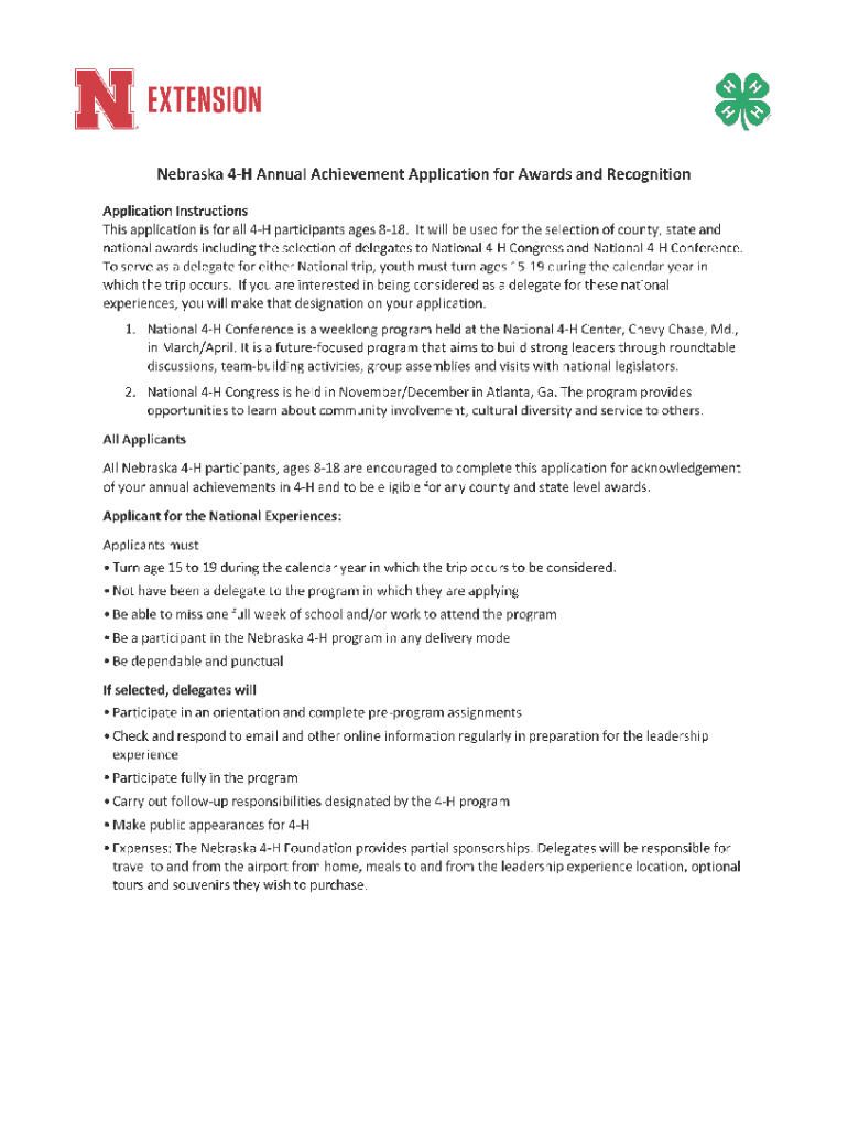 Annual Achievement Application - Nebraska Extension - extension unl Doc ...
