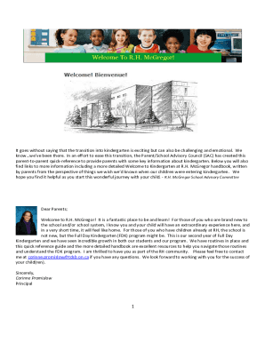 Fillable Online How Teachers Can Ease the Transition to Kindergarten ...