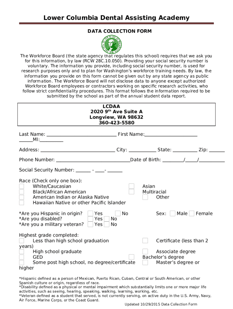 enrollment--ssdc Doc Template | pdfFiller