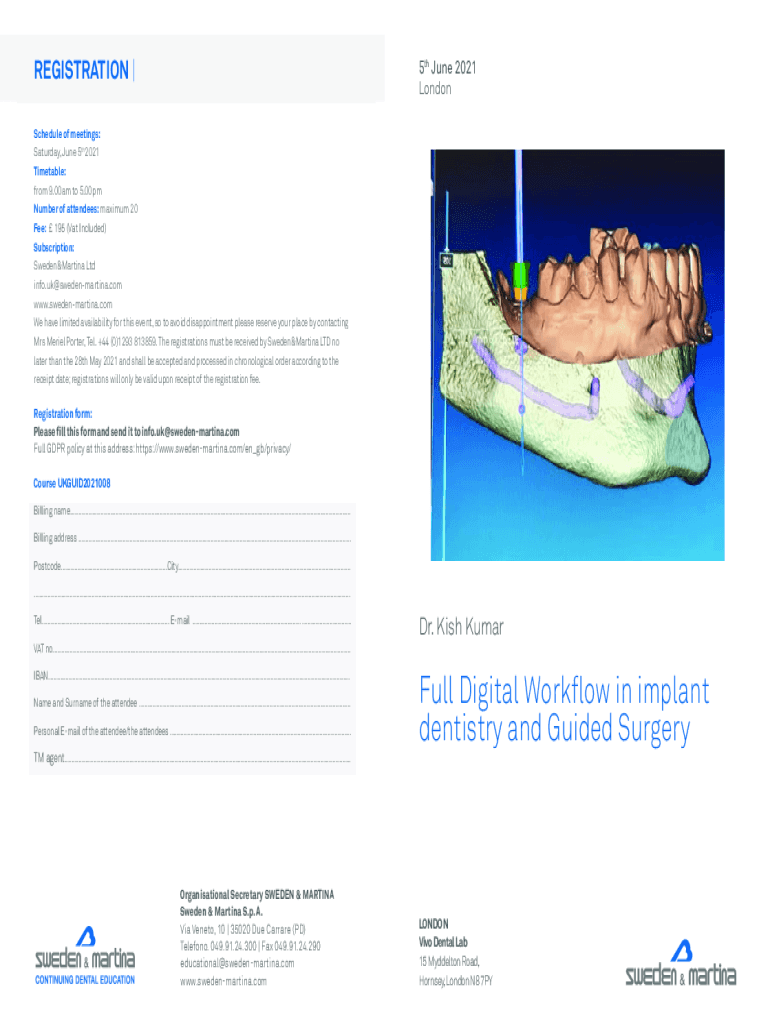 Fillable Online Full Digital Workflow in implant dentistry and Guided Surgery Fax Email Print ...