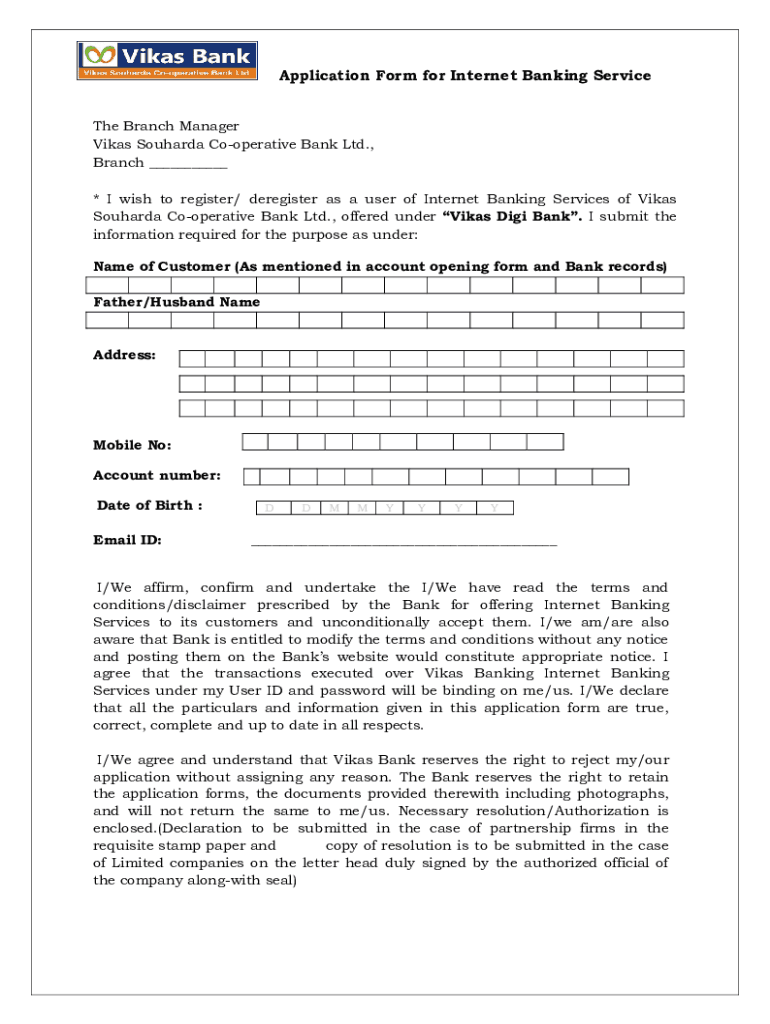 Fillable Online current a/c opening form Fax Email Print - pdfFiller