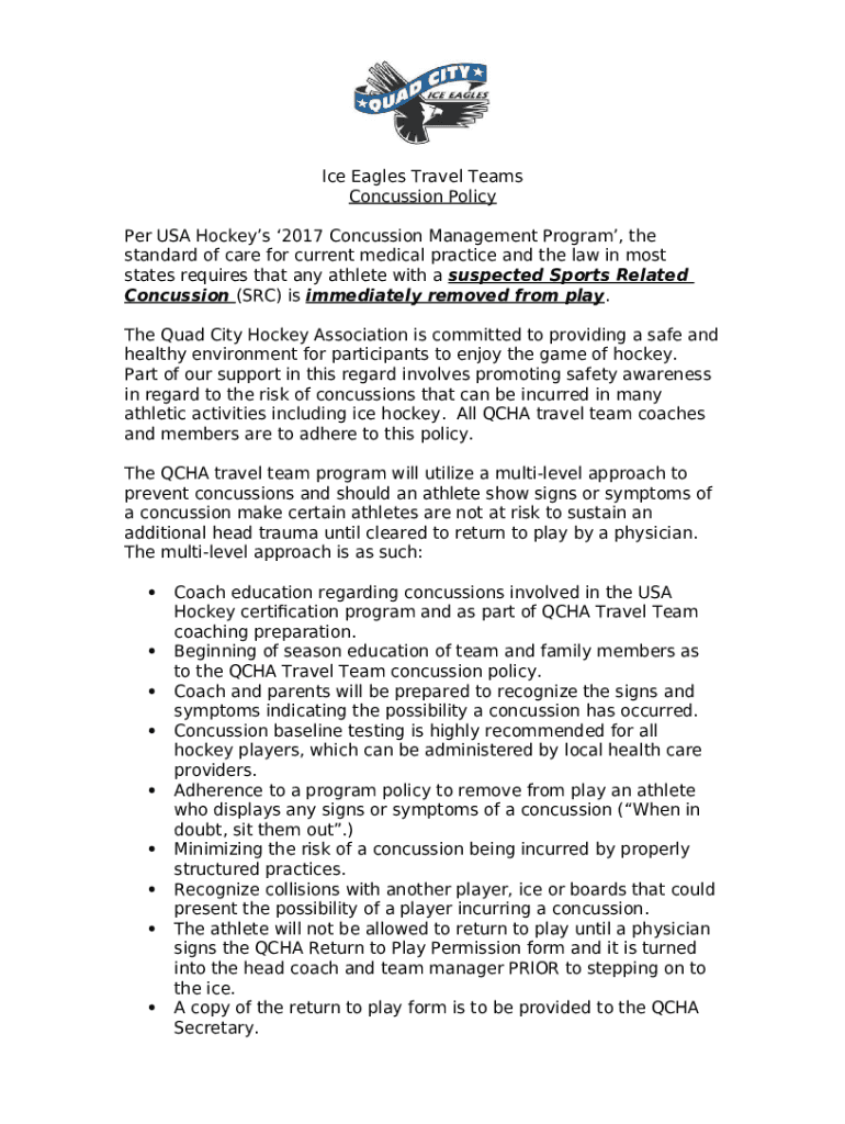 Concussion and Brain Health Position Statement 2023 Doc Template | pdfFiller