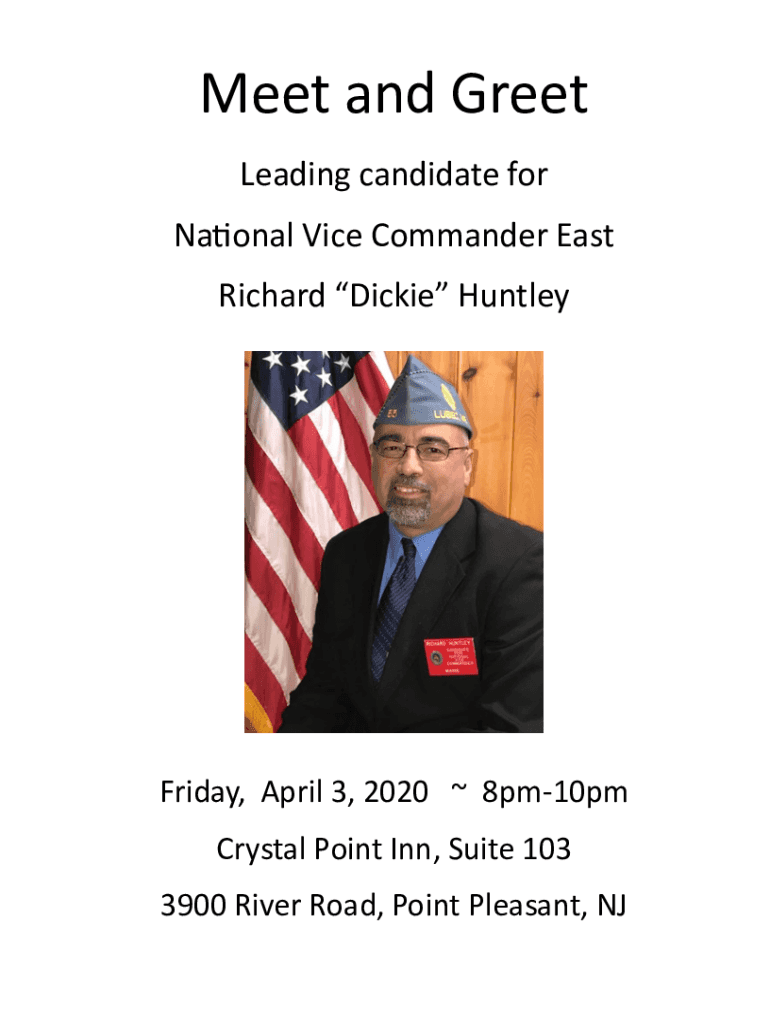 Fillable Online SAL National Commander Fox: 'We need to be a united ...