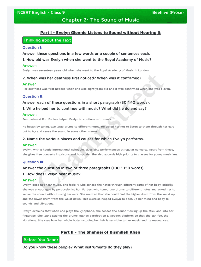 Fillable Online The Sound of Music Class 9 Summary, Explanation ... Fax ... Fillable Online The Sound of Music Class 9 Summary, Explanation ... Fax ...