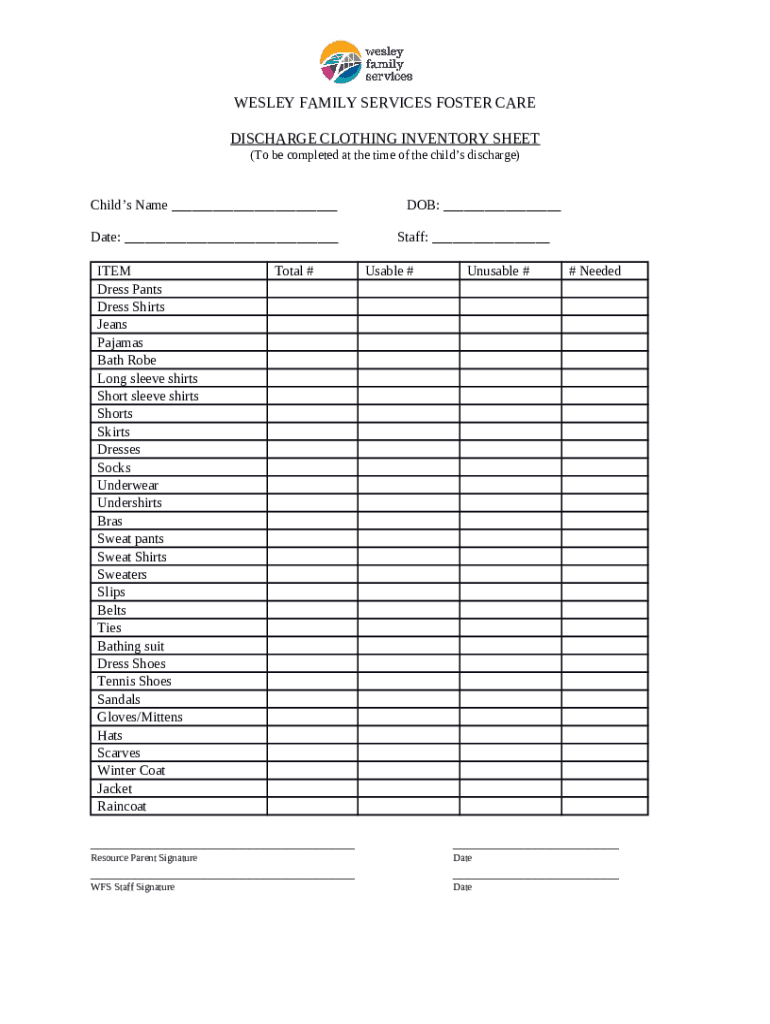 Foster Care, Adoption, and Post Permanency Services Doc Template ...