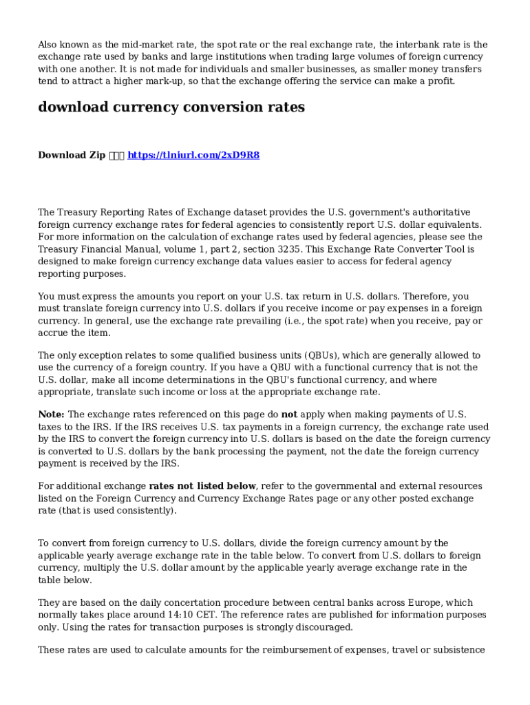 Fillable Online Currency Exchange: Definition, How It Works, and Where ...