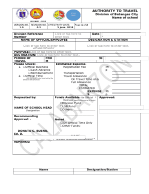 Division Reference Number Doc Template | pdfFiller