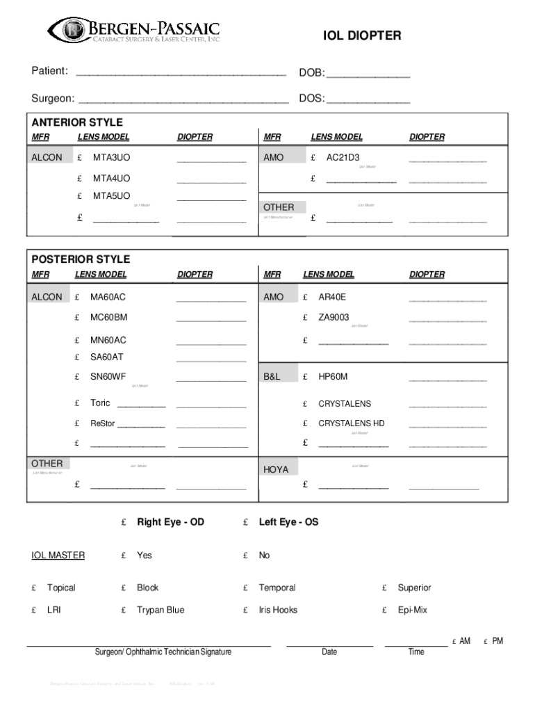 Fillable Online Decentration of a toric intraocular lens implant in a ...