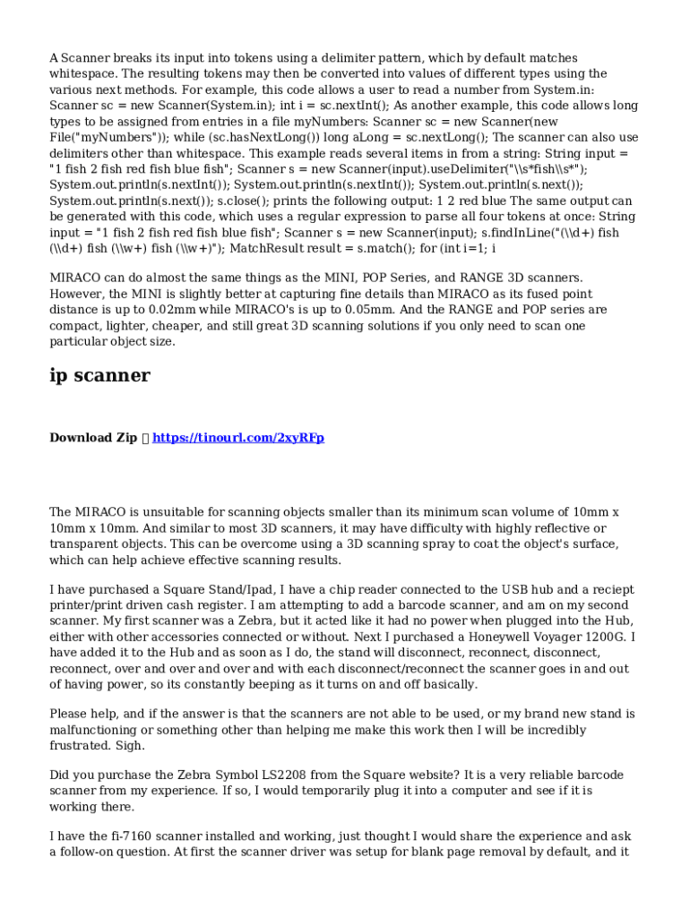 Fillable Online Ip Scanner Fax Email Print - pdfFiller