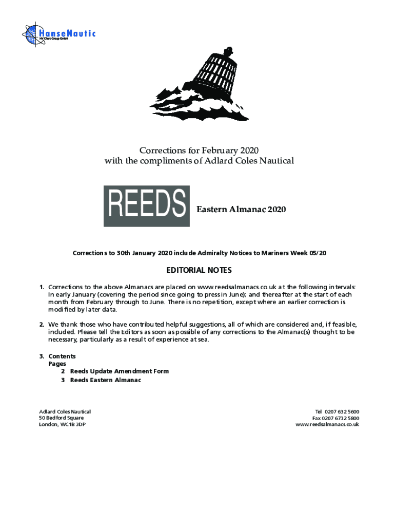 Fillable Online Cumulative List of Notices to Mariners Fax Email Print ...