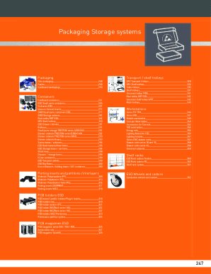 Fillable Online ESD Small Parts Packaging & Storage Fax Email Print ...