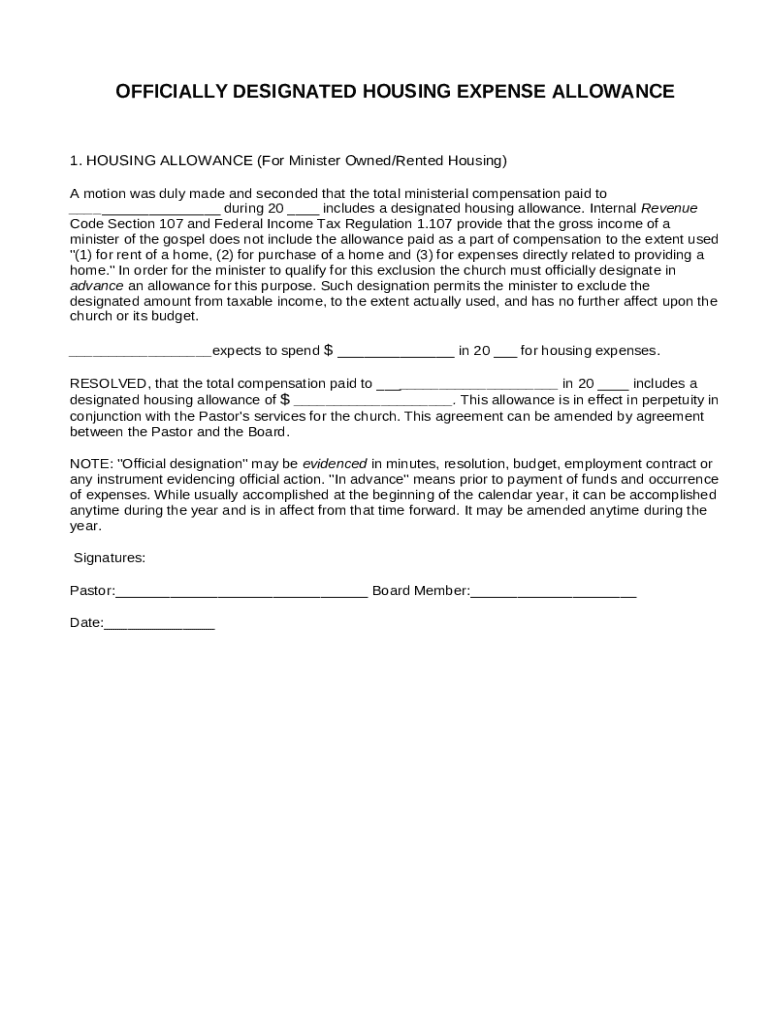 sec. . basic allowance for housing for members without Doc Template | pdfFiller