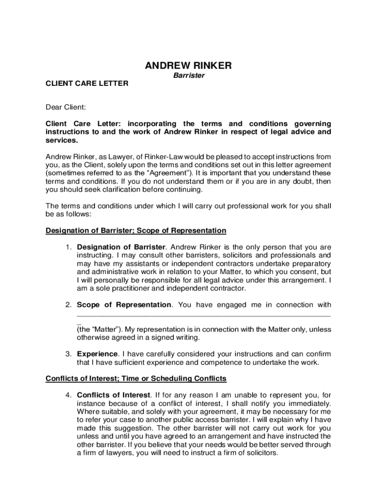 Fillable Online Andrew Rinker - Attorney-at-Law, Solicitor-Advocate ...