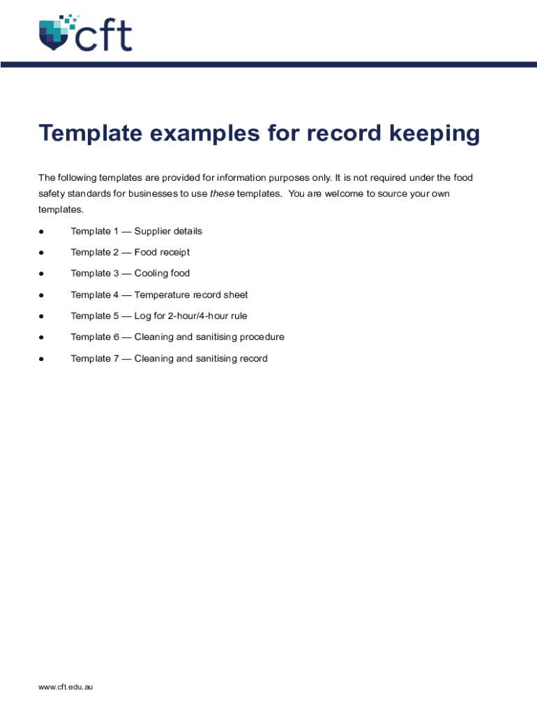 Fillable Online Free Food Safety Template HubFree downloads Fax Email ...