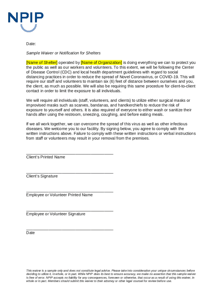Liability Waiver to Visit Animals? - Maddie's Pet Forum Doc Template ...