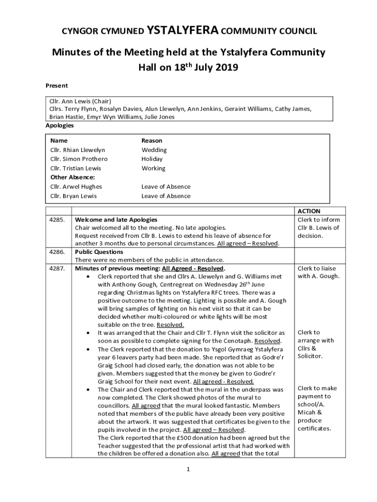 Fillable Online Terry Flynn, Rosalyn Davies, Alun Llewelyn, Ann Jenkins ...