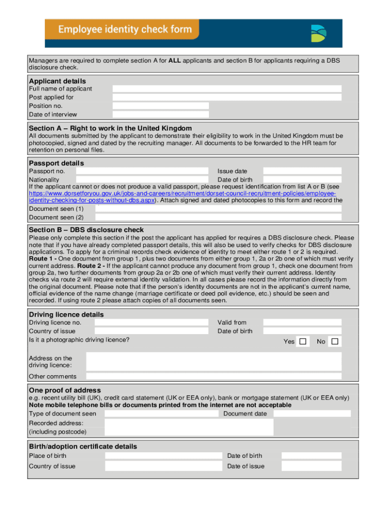 Fillable Online Completing the application form for your Disclosure and ...