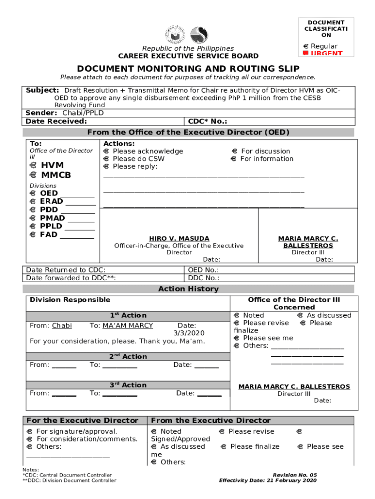 CESB Resolution No.... - Career Executive Service Board Doc Template ...