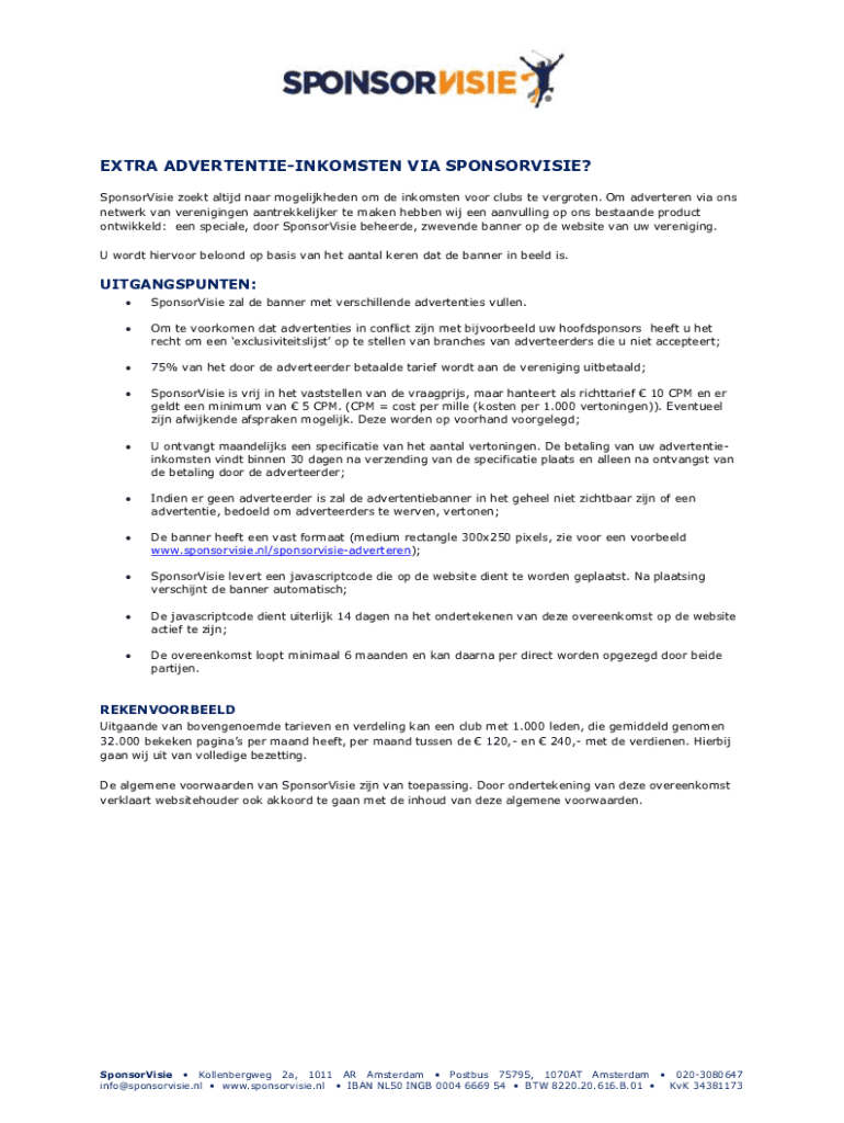 Invulbaar Online 7 tips voor het werven van sponsors uit het eigen ... Faxnummer Email Afdrukken ...