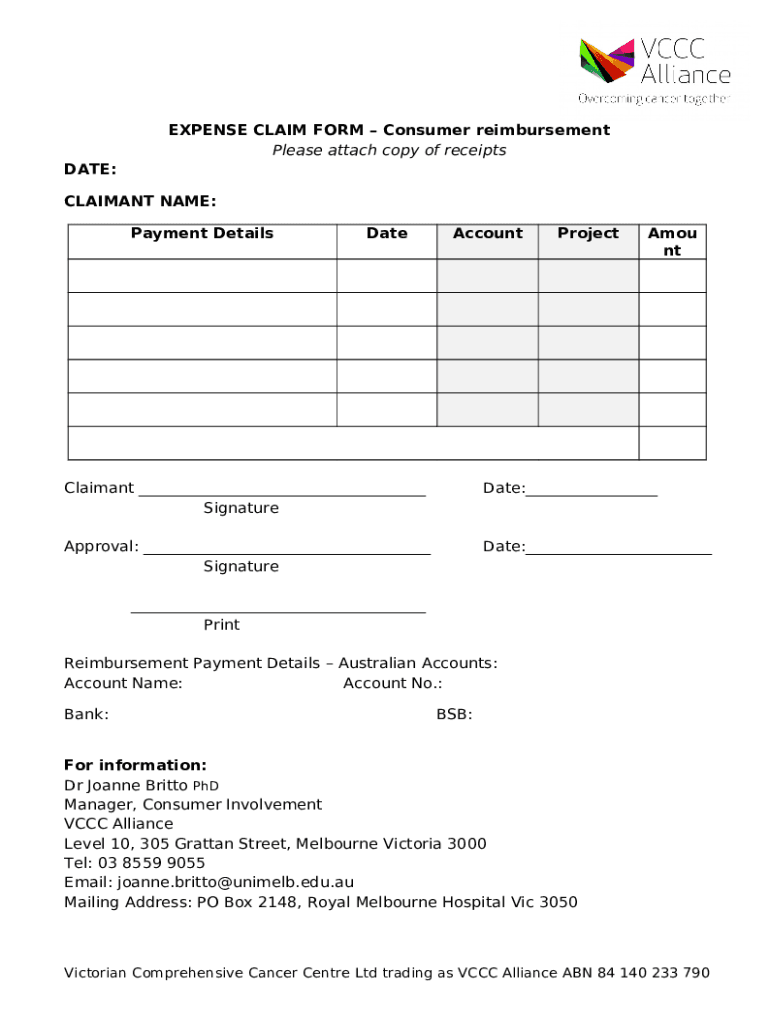 Travel Expense Claim 2023 PDF Doc Template | pdfFiller